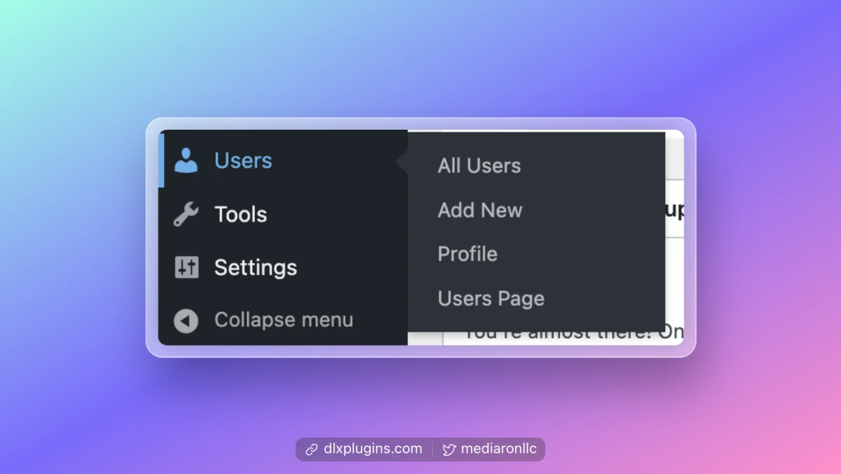 Plugin Development How To Add Custom Menu Items To The Wordpress Admin Settings Dlx Plugins